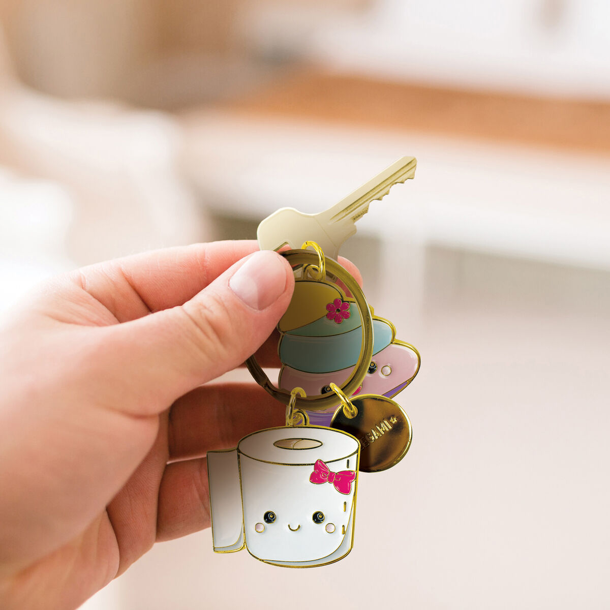 Porte-Clés en Métal Émaillé - What a Key Ring ! POO | Legami.com