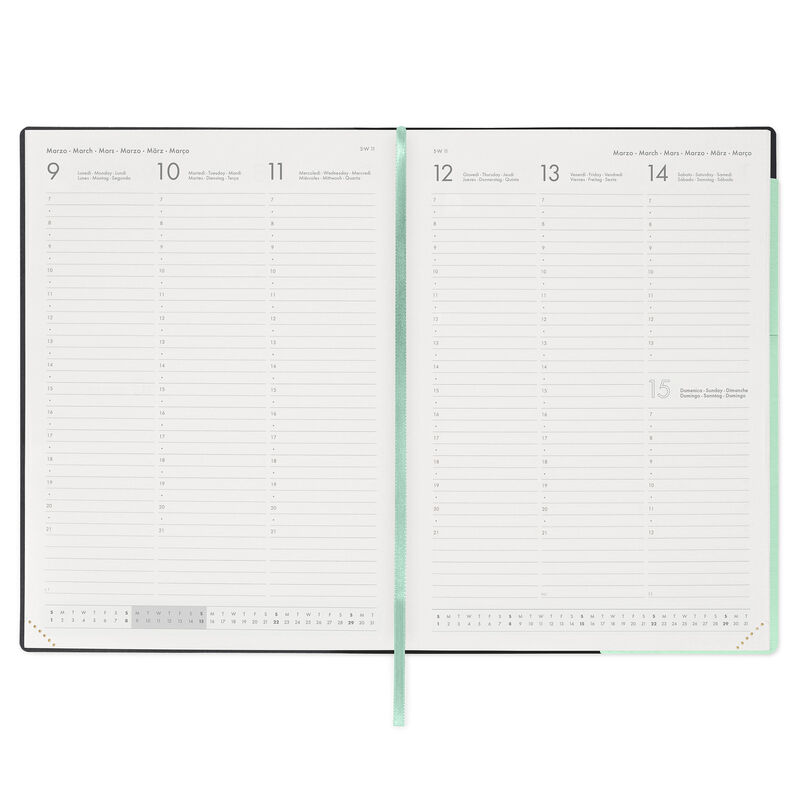 12-Month Maxi Weekly Diary - 2026 PASTEL MINT | Legami.com