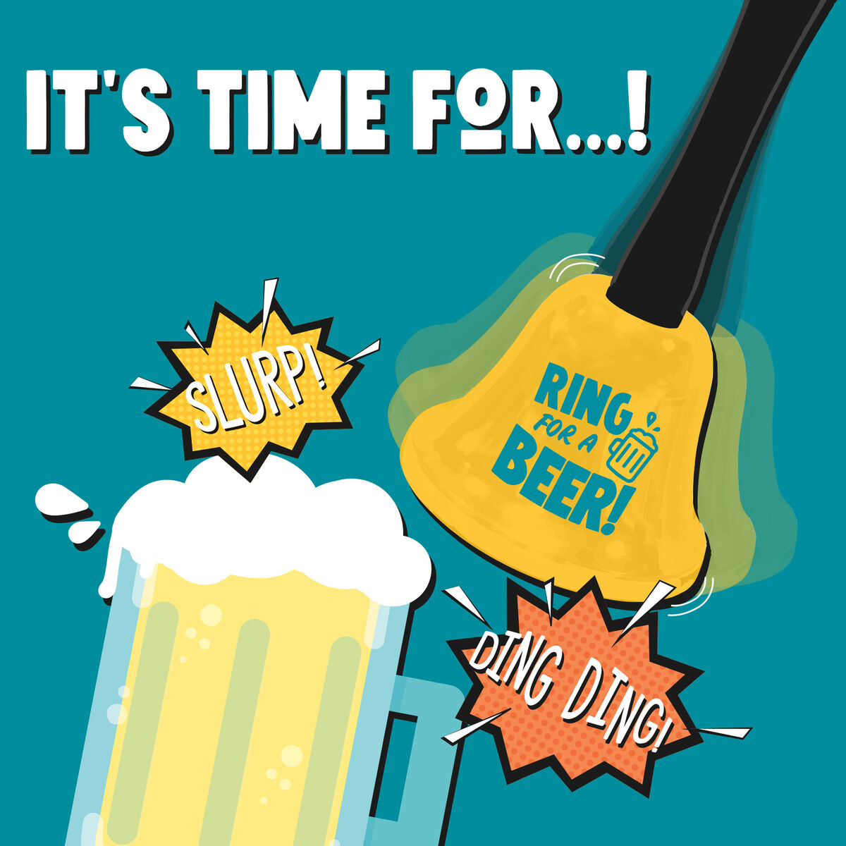 Hand Bell - Ring For... BEER | Legami.com