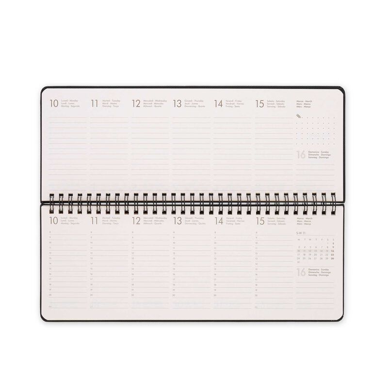 Schreibtisch-Planer für 13 Monate - Desk Planner - 2025 BLACK DIAMOND ...