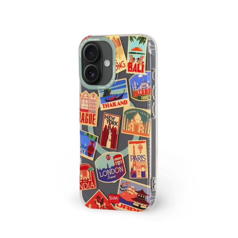 Cover iPhone 16 TRAVEL STICKERS | Legami.com