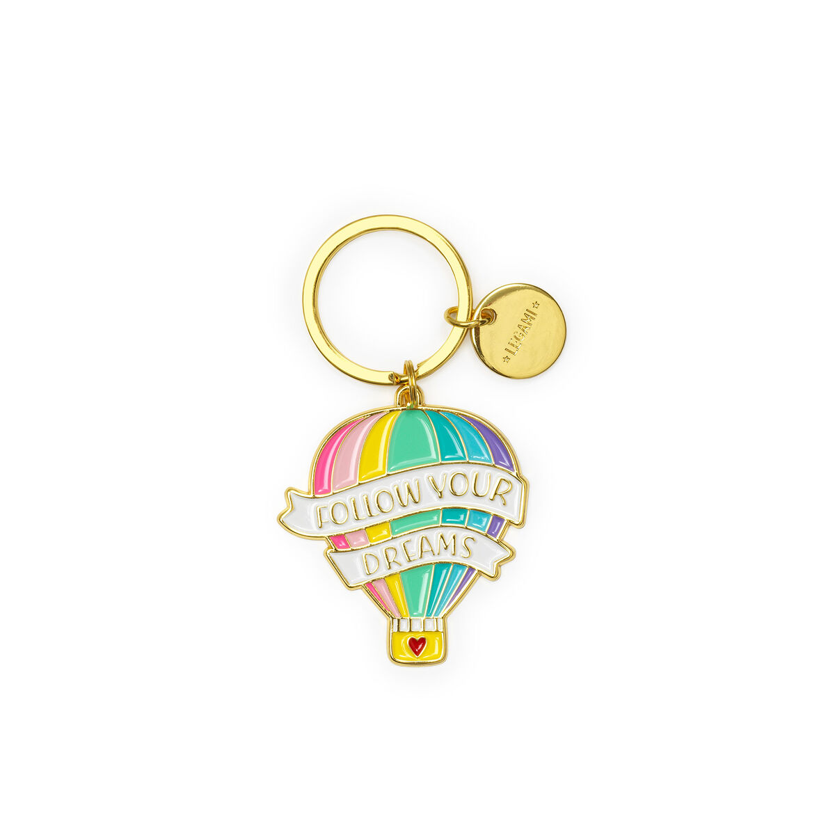 Porte-Clés en Métal Émaillé - What a Key Ring ! AIR BALLOON | Legami.com