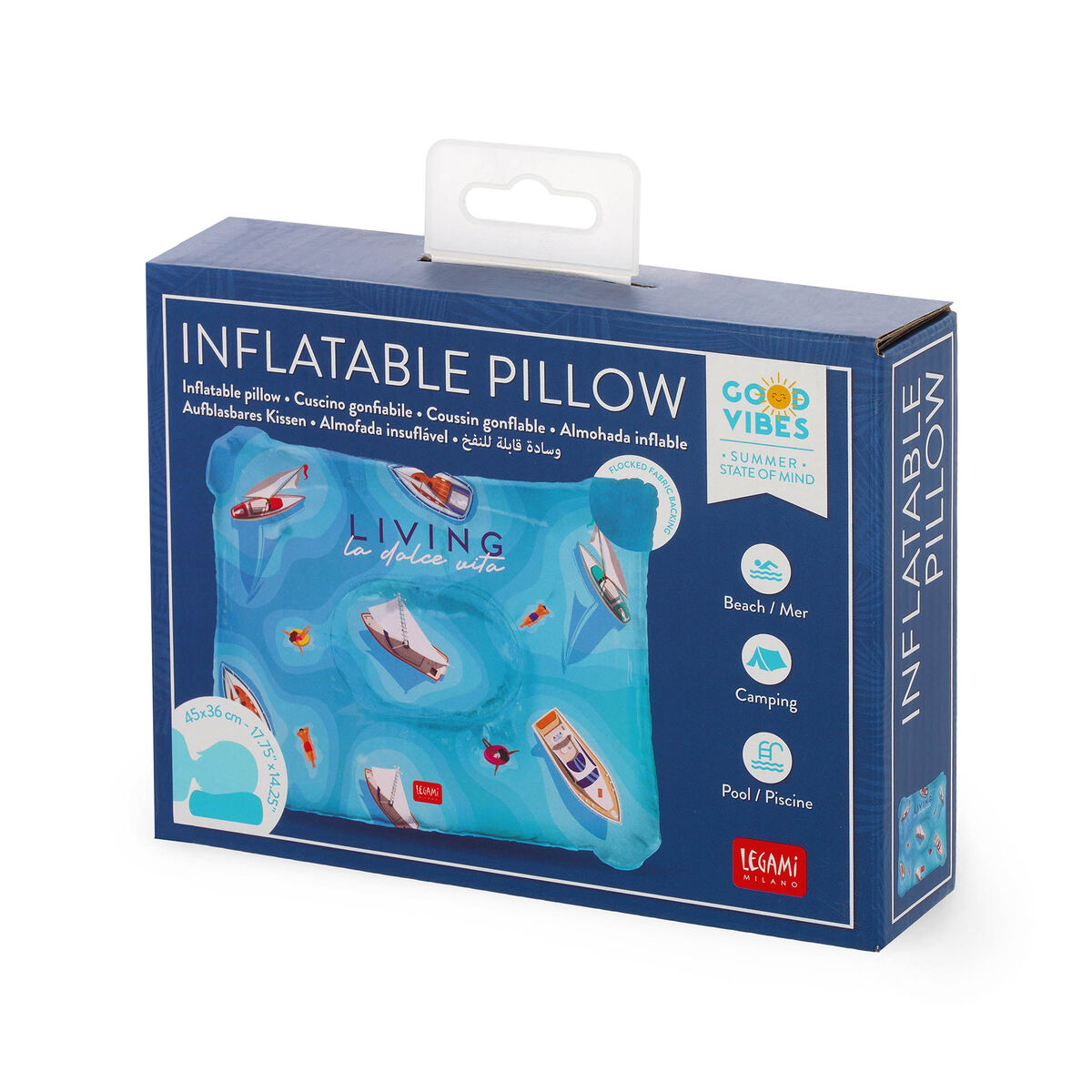 Inflatable Pillow DOLCE VITA | Legami.com