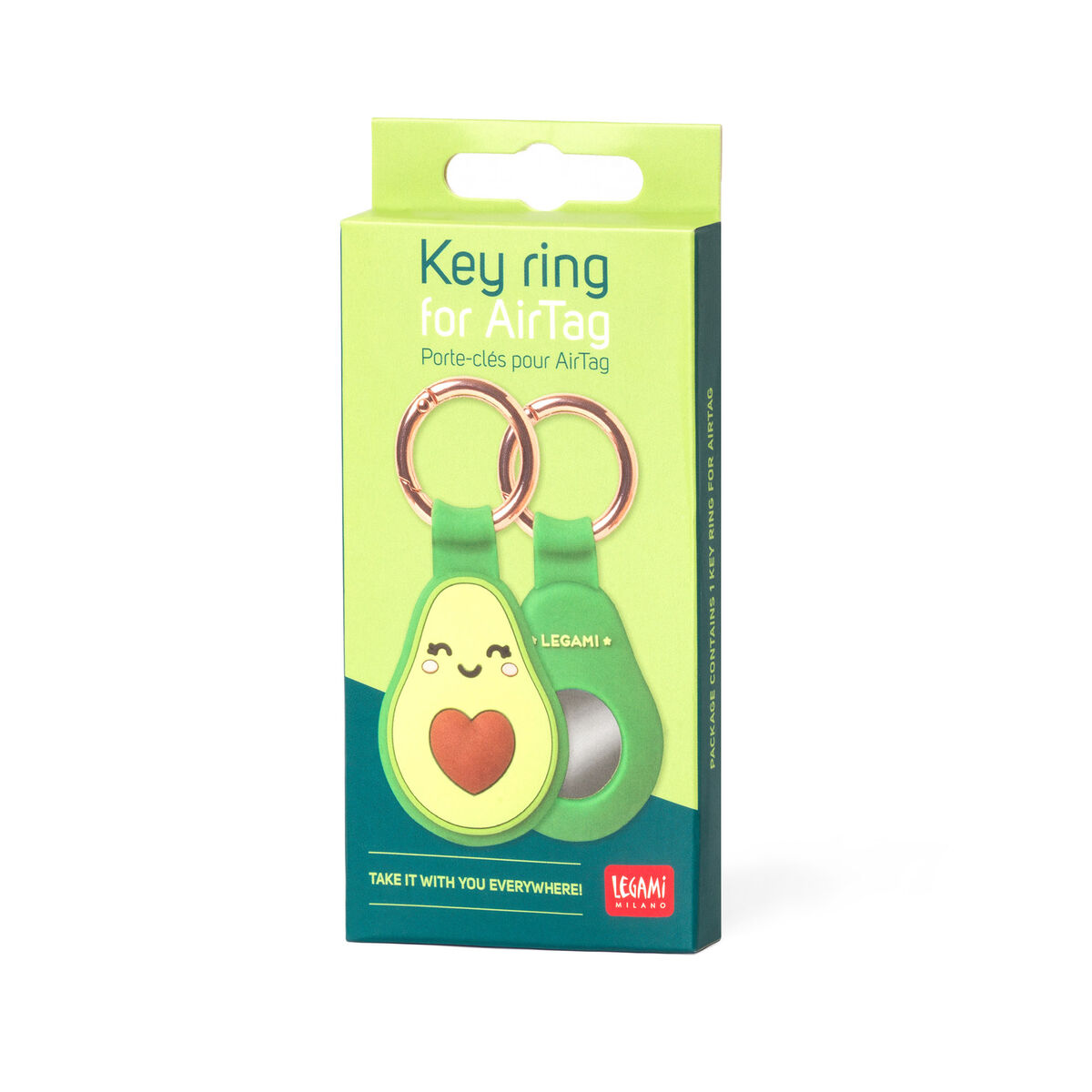 Key Ring for AirTag AVOCADO | Legami.com