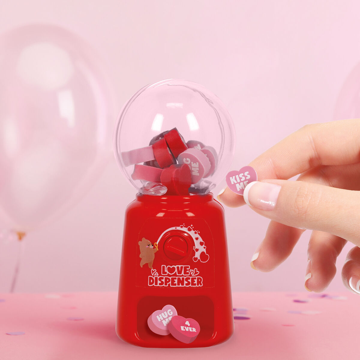 Mini Eraser Dispenser - Love Dispenser | Legami.com
