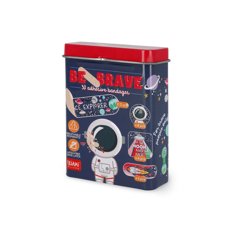 30 Printed Plasters - Be Brave SPACE | Legami.com
