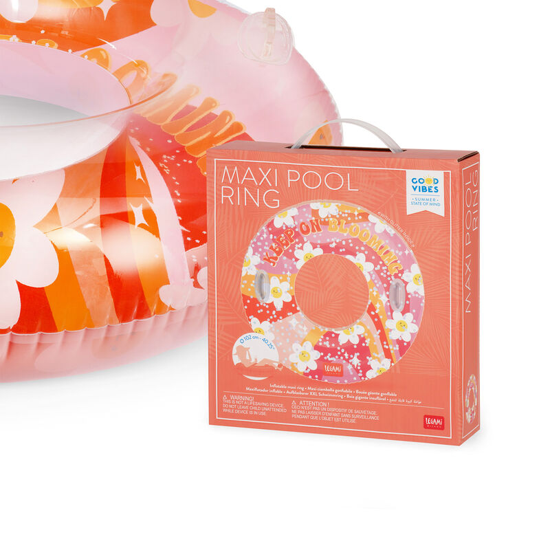 Maxiflotador Inflable para la Piscina - Maxi Pool Ring DAISY | Legami.com