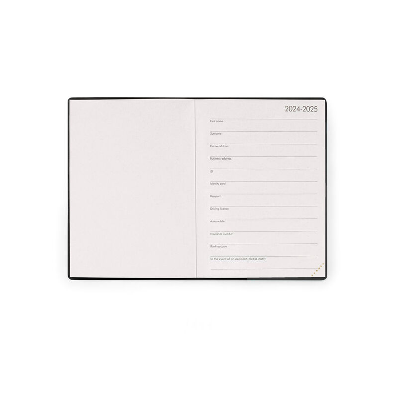16-Month Daily Diary - Small - 2024/2025 BLACK DIAMOND | Legami.com