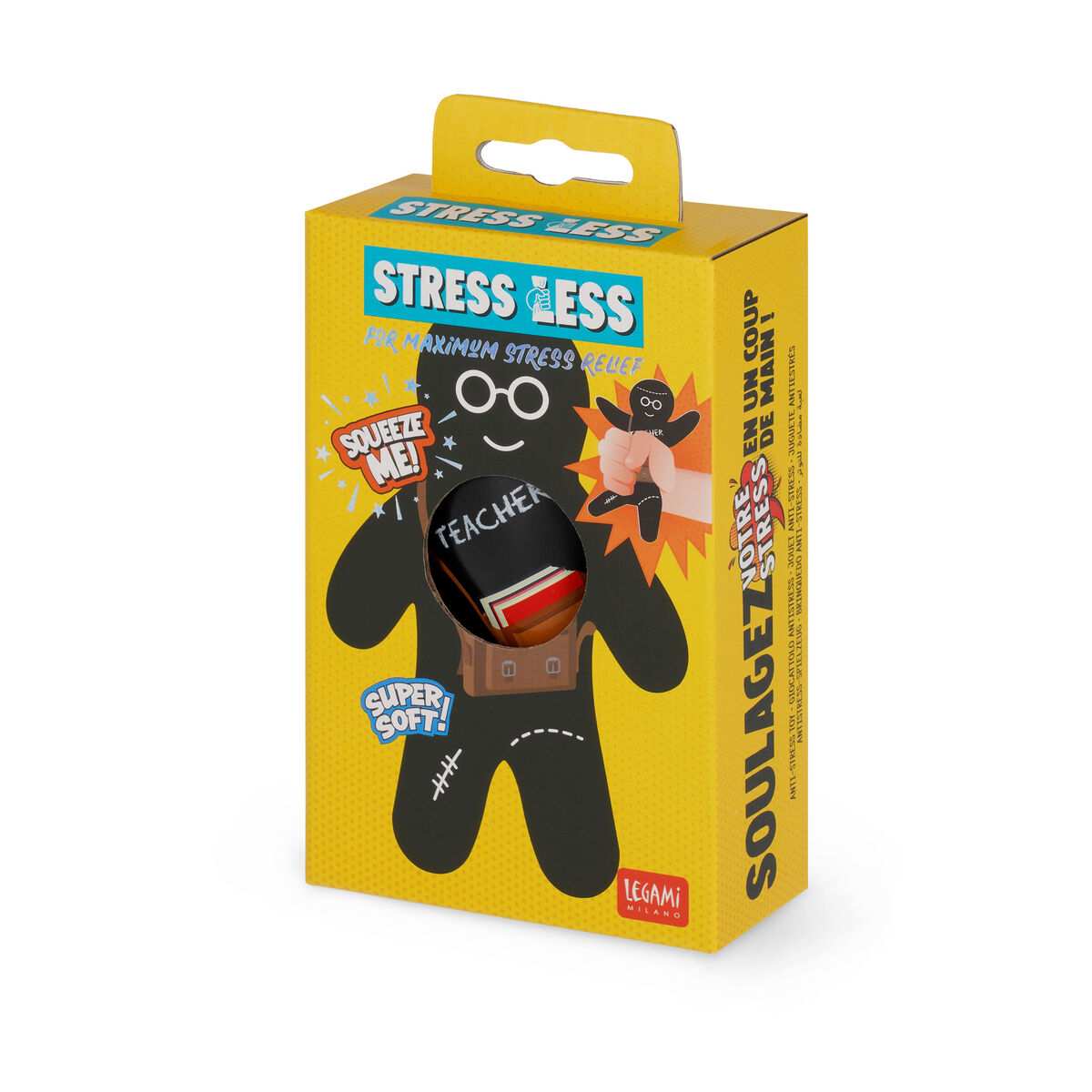 Antiestrés Squishy - Stress Less VOODOO TEACHER | Legami.com