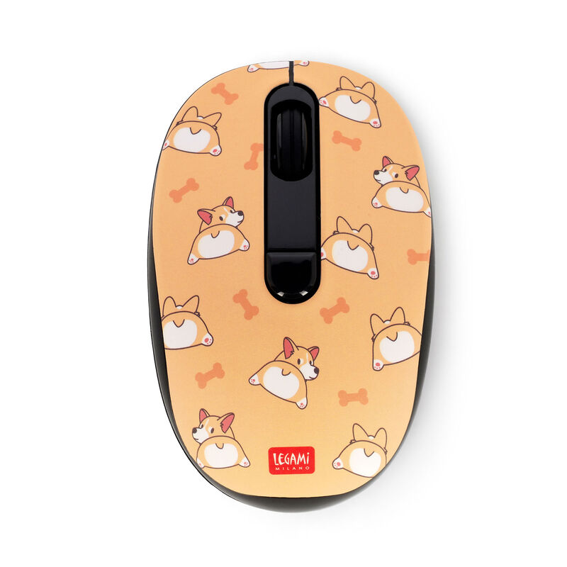 Mouse Wireless con Ricevitore USB CORGIE | Legami.com