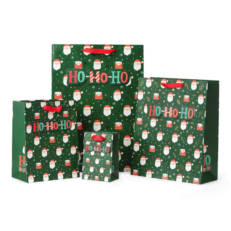 Set Gift Bags Santa Claus