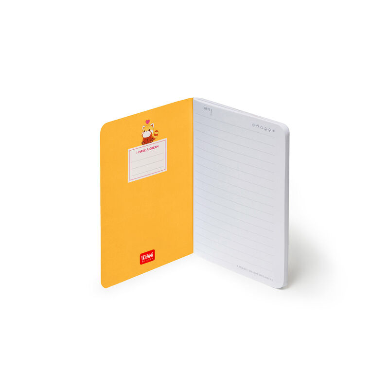 Quaderno a Righe - Foglio A6 RED PANDA | Legami.com