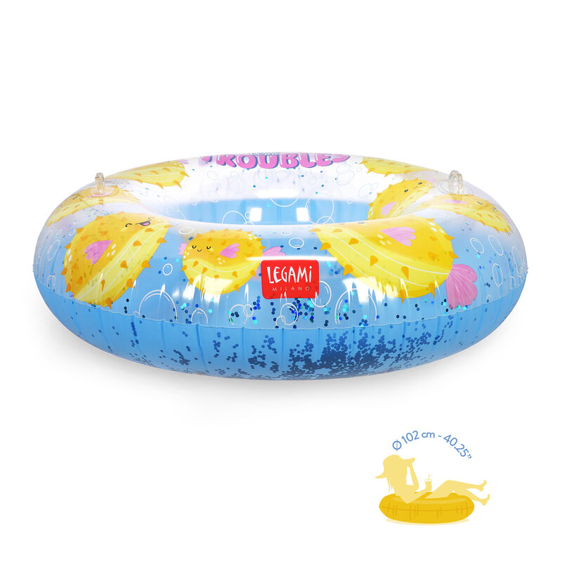 Maxiflotador Inflable para la Piscina - Maxi Pool Ring PUFFERFISH | Legami.com