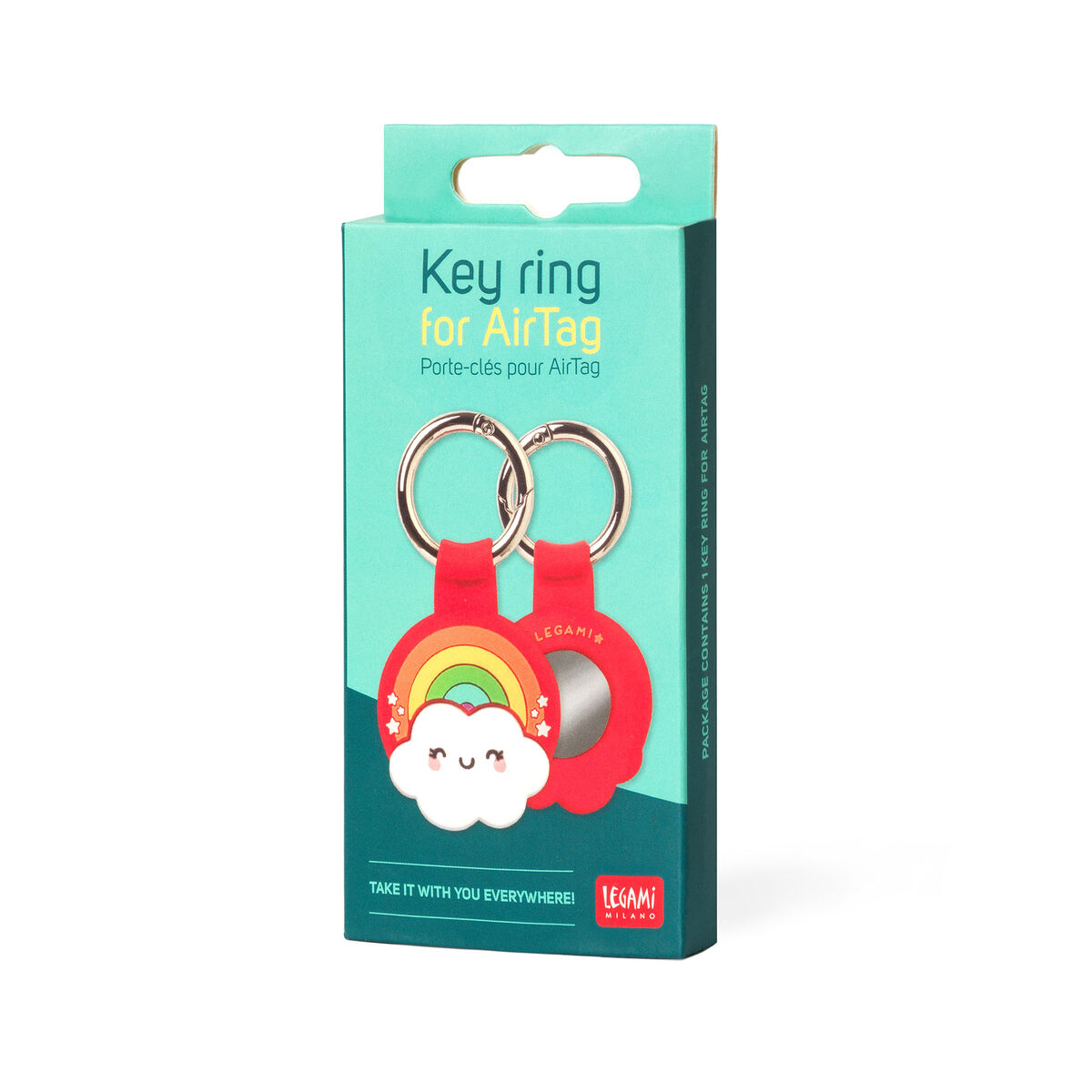 Key Ring for AirTag RAINBOW | Legami.com