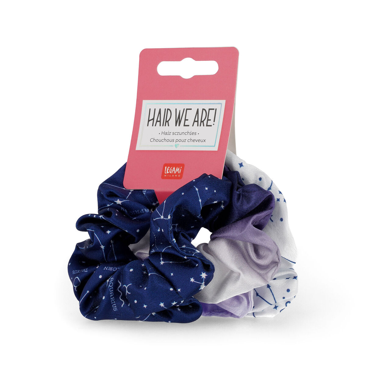 Set of 3 Hair Scrunchies STARS | Legami.com