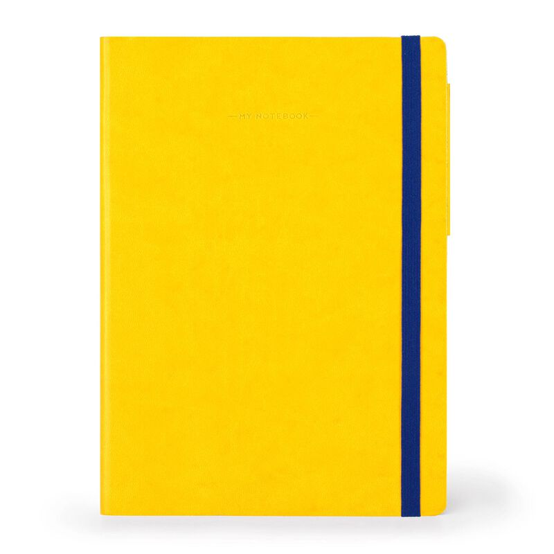 My Notebook - Plain - Large YELLOW FREESIA | Legami.com