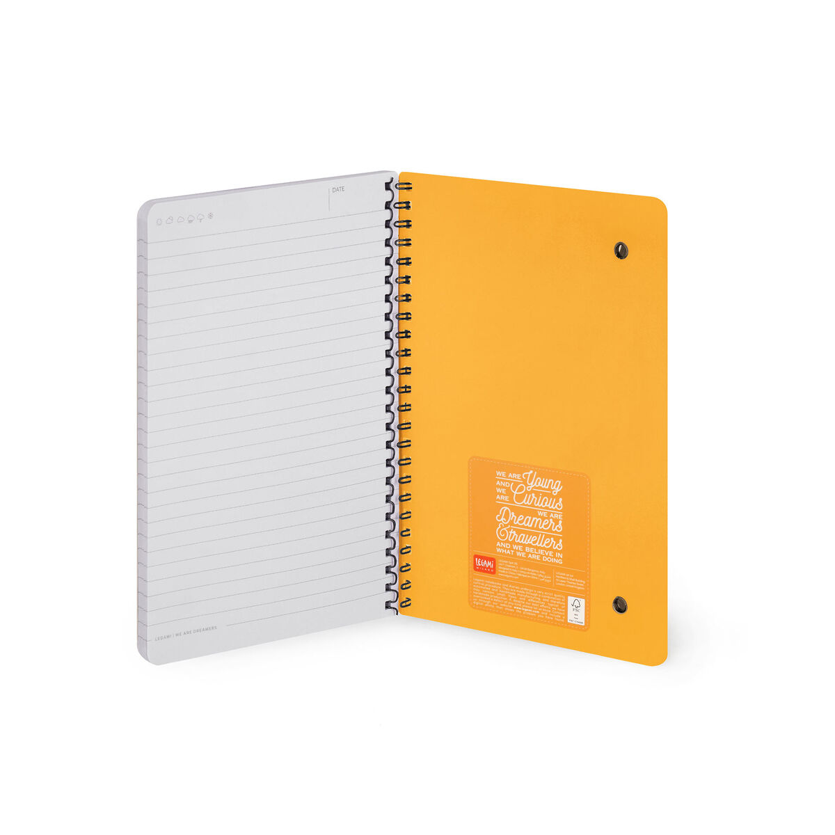 Quaderno a Righe con Spirale - Foglio A5 RED PANDA | Legami.com