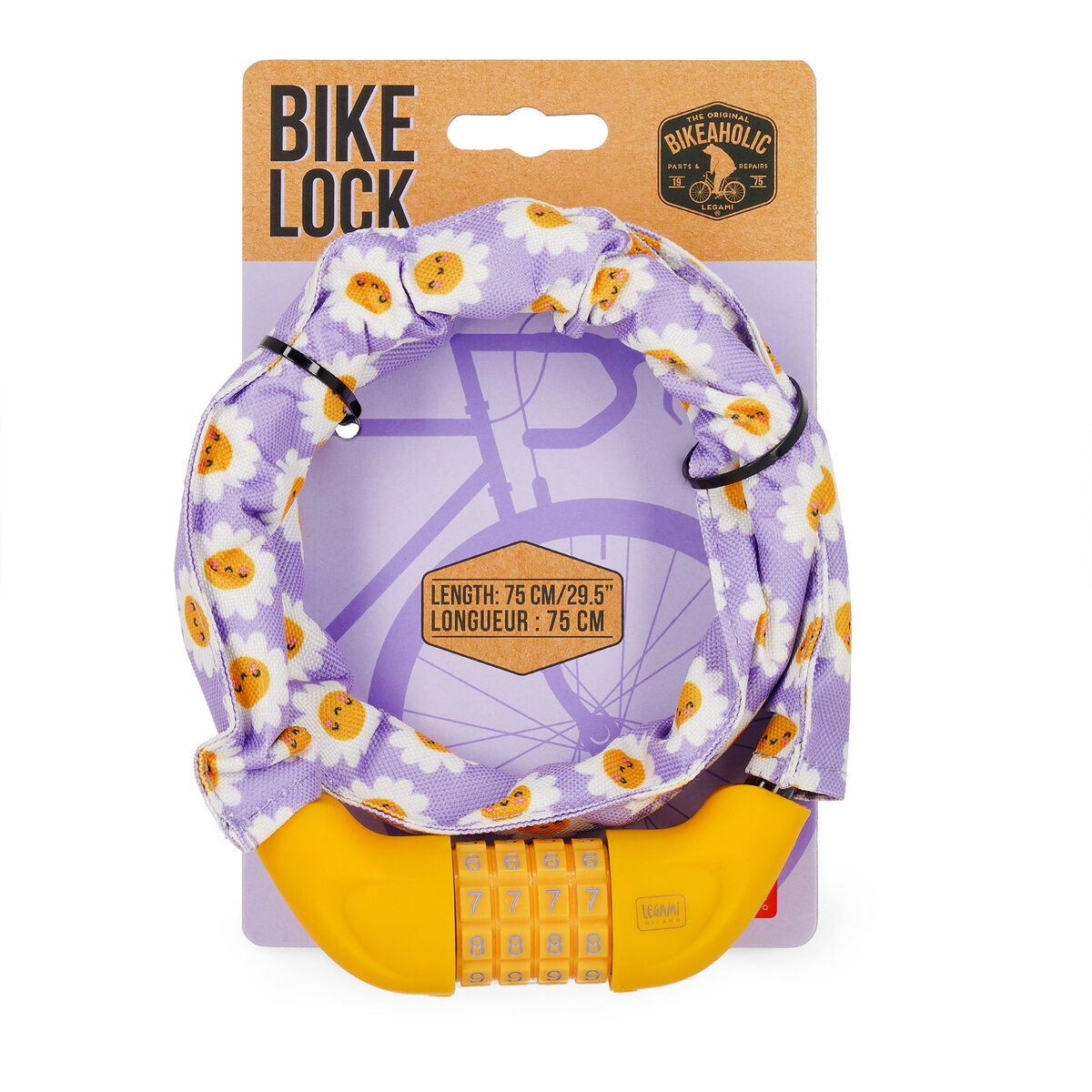Lock with Combination - Bike Lock DAISY | Legami.com