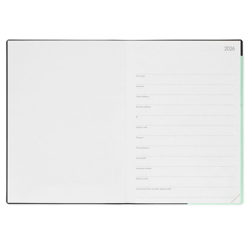 12-Month Maxi Weekly Diary - 2026 PASTEL MINT | Legami.com