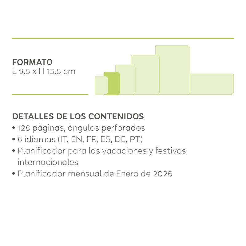 Agenda Semanal de 12 Meses - Small - 2025 MOONGLOW | Legami.com