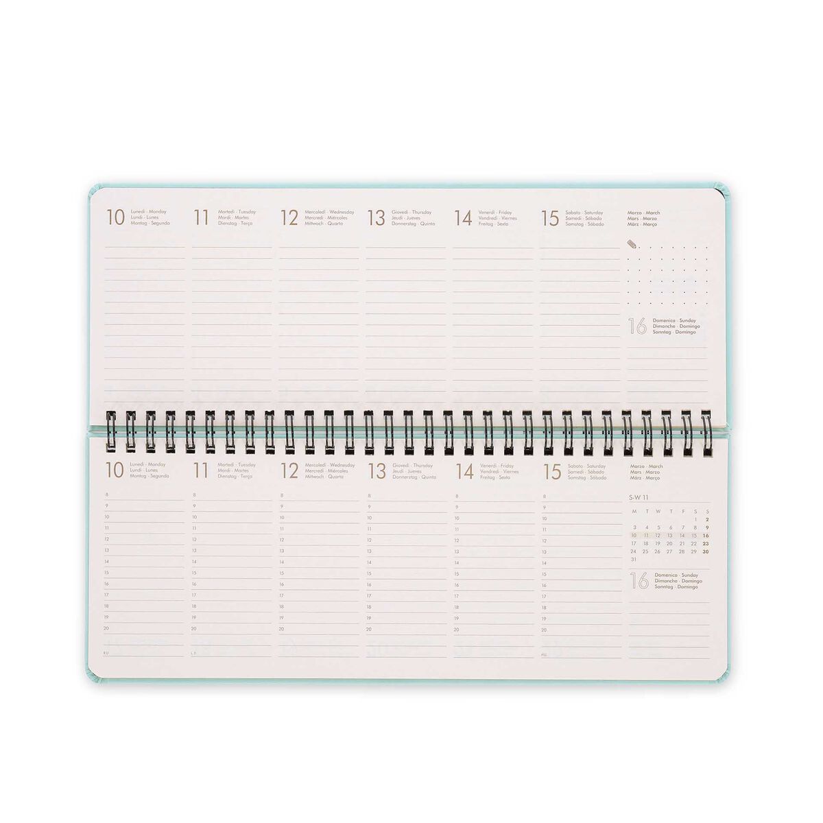 Agenda da Scrivania 13 Mesi - Desk Planner - 2025 MILK AND MINT ...