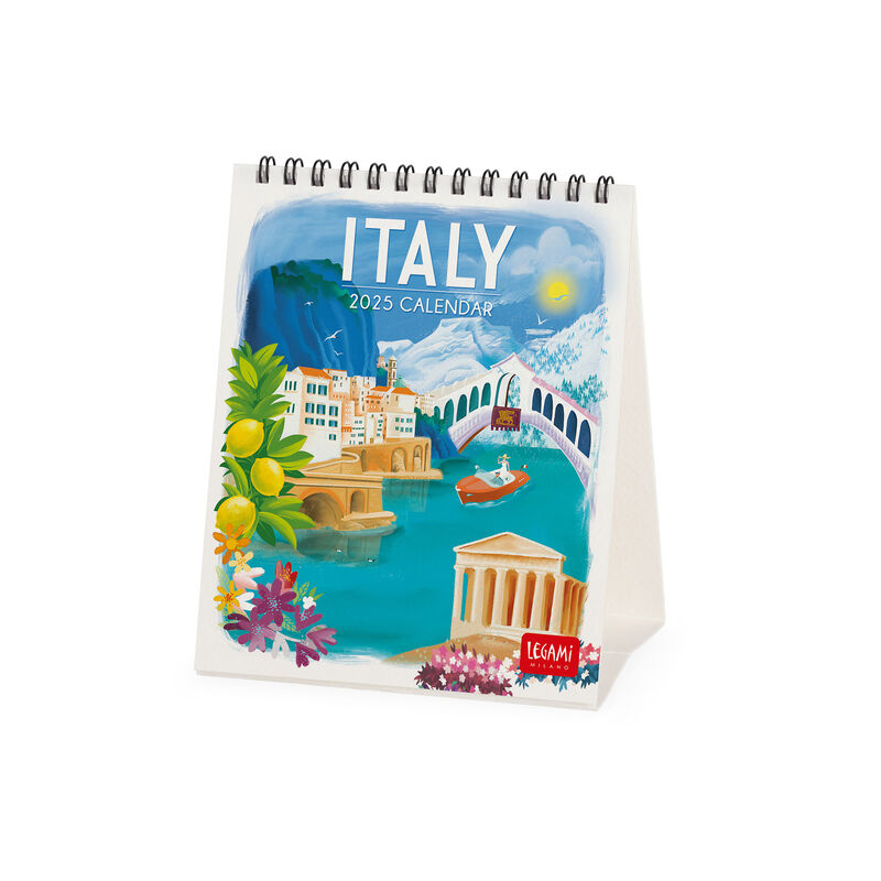 2025 Desk Calendar - 12 x 14.5 cm ITALY | Legami.com