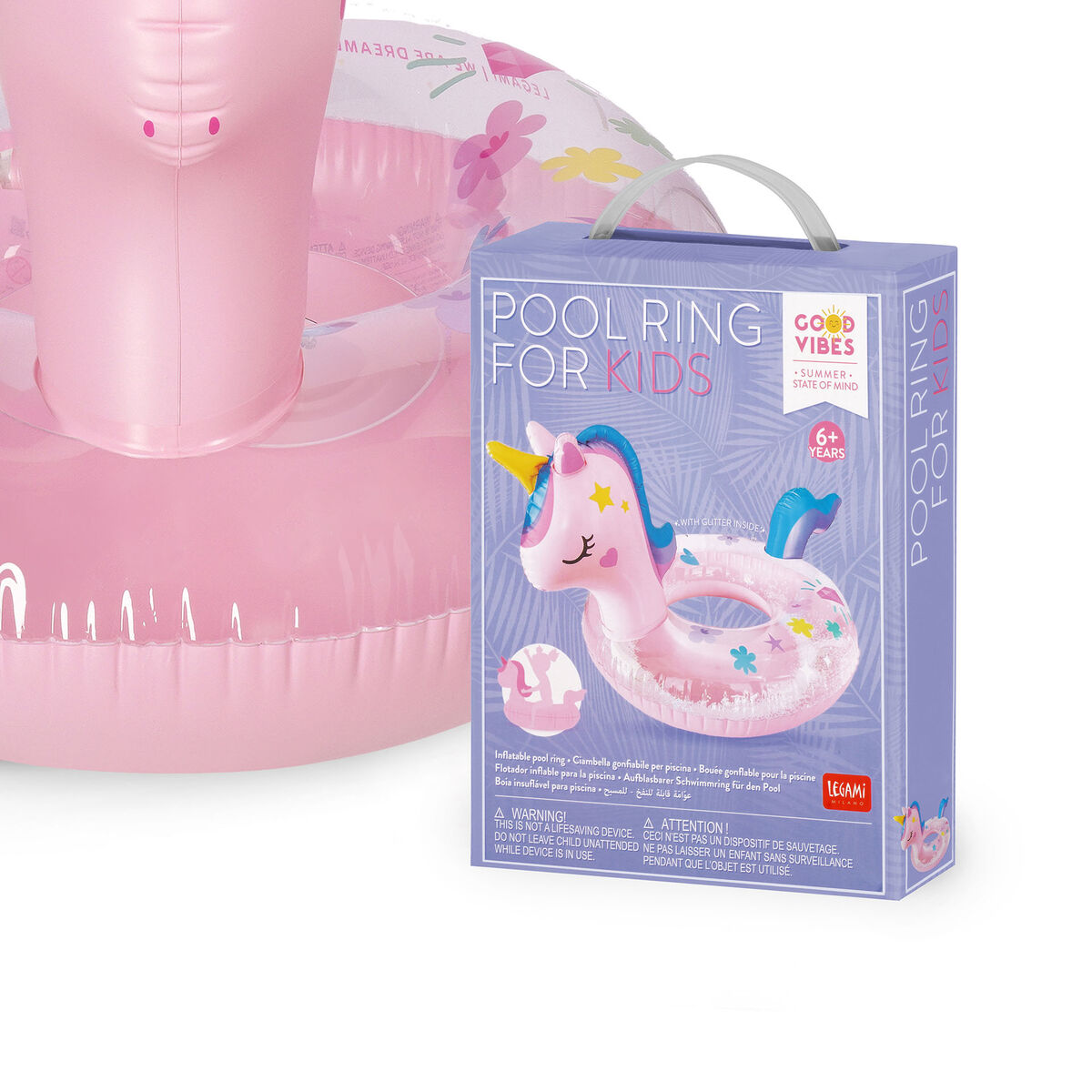 Inflatable Pool Ring UNICORN | Legami.com