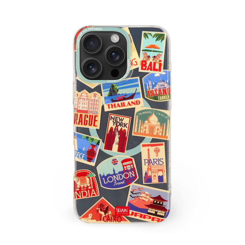 Cover iPhone 16 Pro Max TRAVEL STICKERS | Legami.com