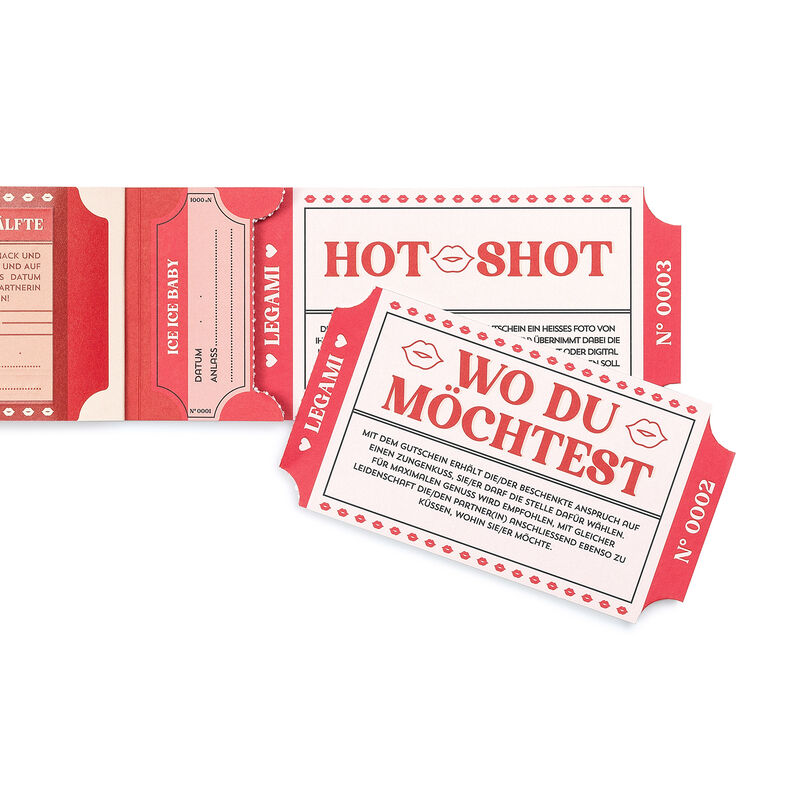 Book of 24 Sexy Vouchers - German SEX | Legami.com