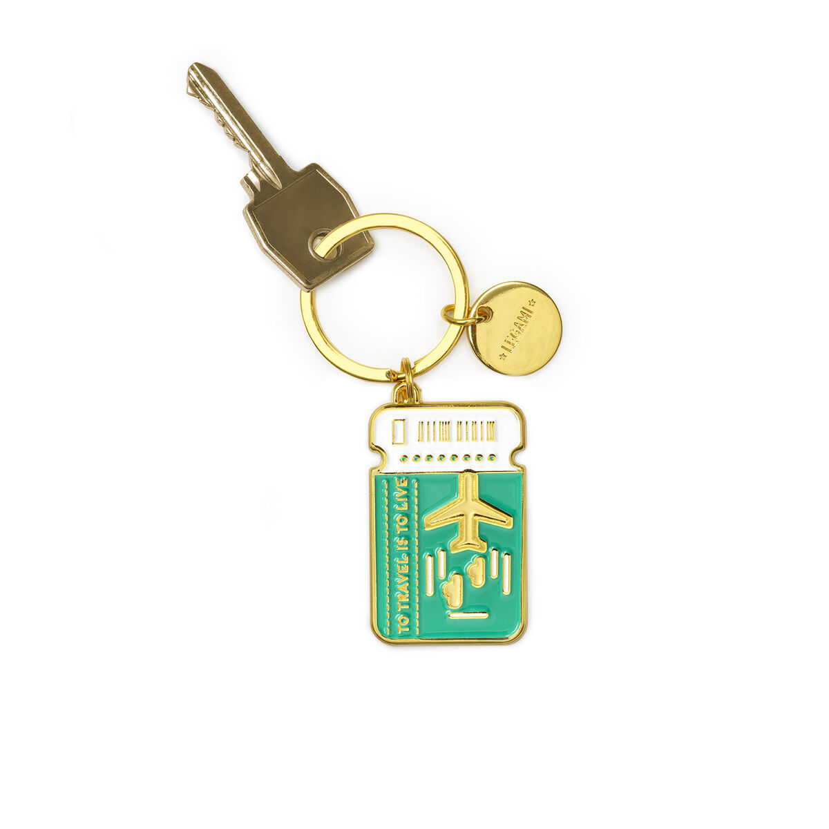 Porte-Clés en Métal Émaillé - What a Key Ring ! TRAVEL | Legami.com