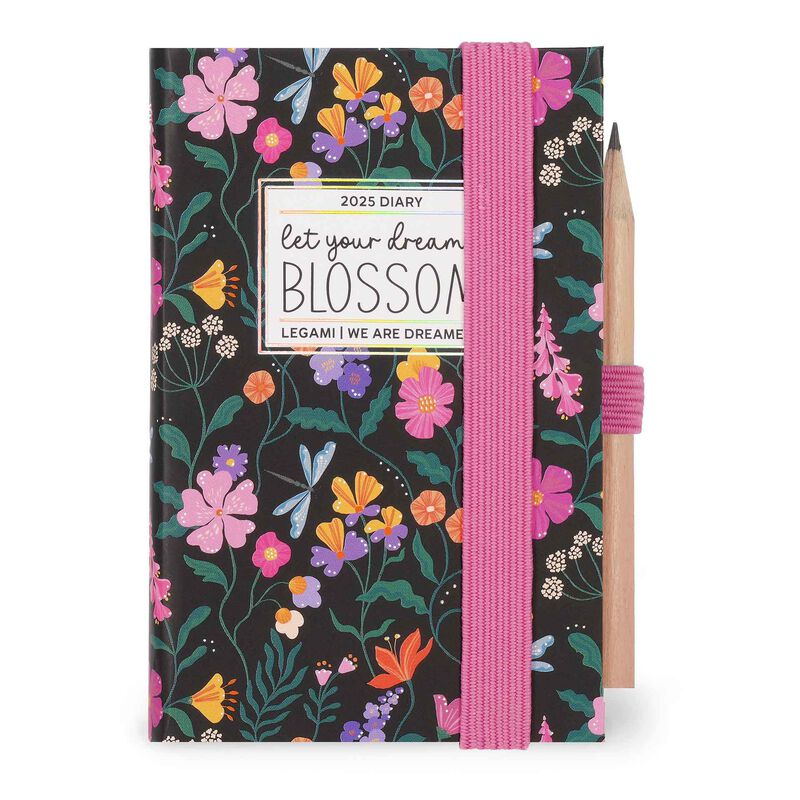 12-Month 2-Day Diary - Mini - 2025 WILDFLOWERS | Legami.com