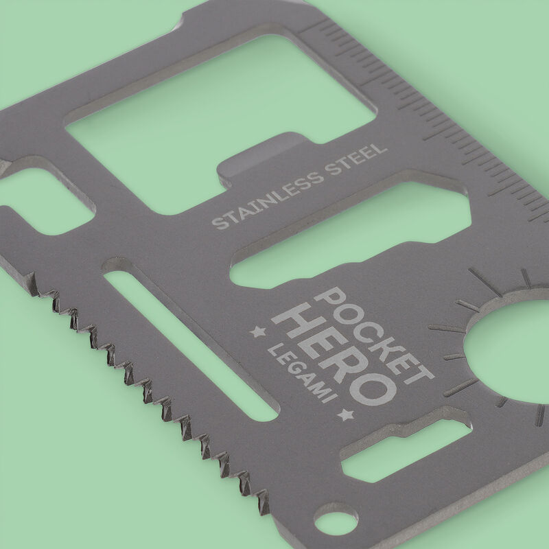 Stainless Steel 11-in-1 Credit Card Multi-Tool | Legami.com