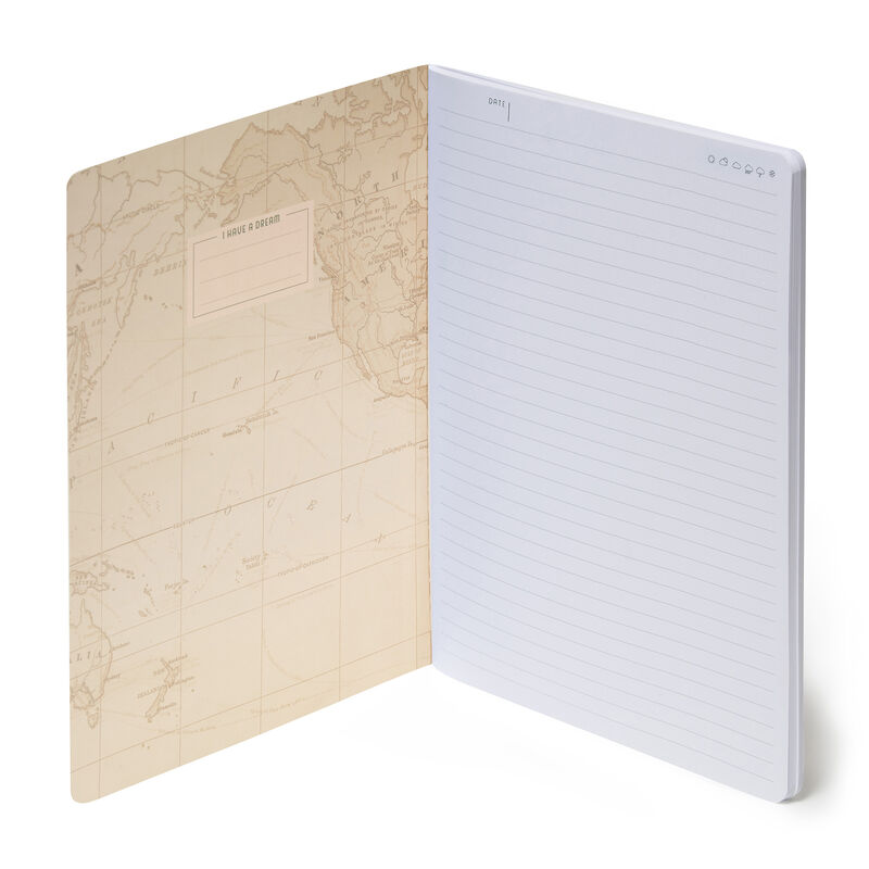 Cuaderno a Rayas - Large - Hoja B5 MAP | Legami.com