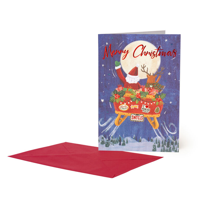 Christmas Greeting Card SLEIGH | Legami.com