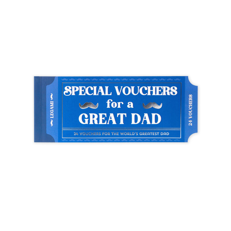 Bloc de 24 Cupones para Papà - Inglés DAD | Legami.com