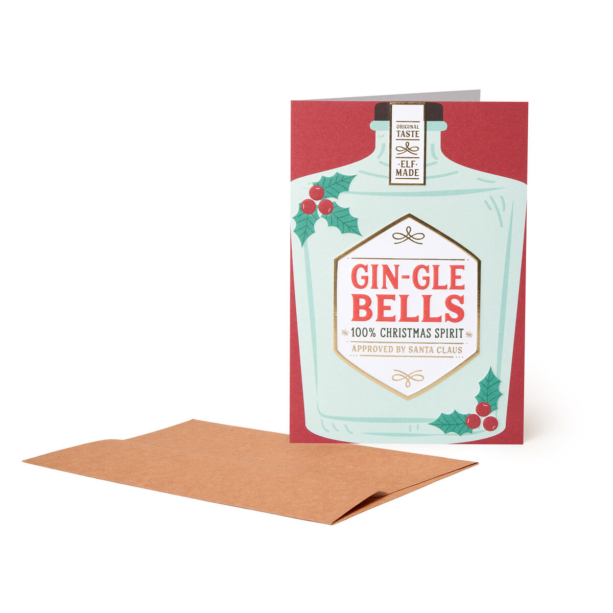 Carte de Vœux de Noël XMAS GIN | Legami.com