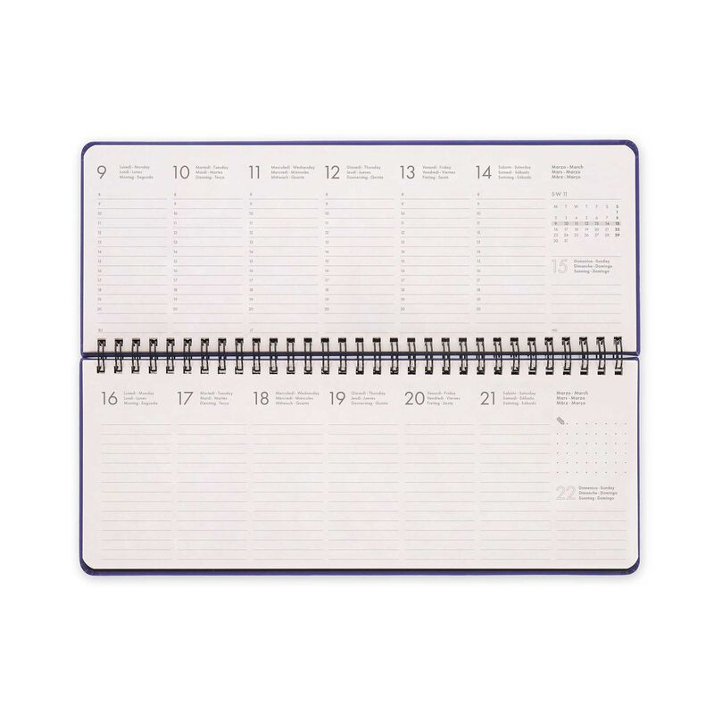 Schreibtisch-Planer für 13 Monate - Desk Planner - 2026 FUTURE DUSK ...