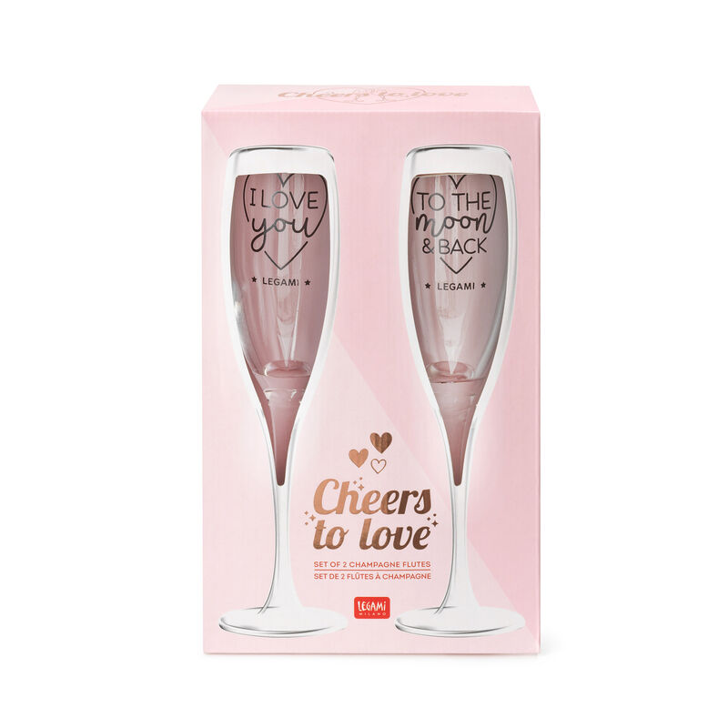 Set de 2 Copas - Cheers to Love | Legami.com