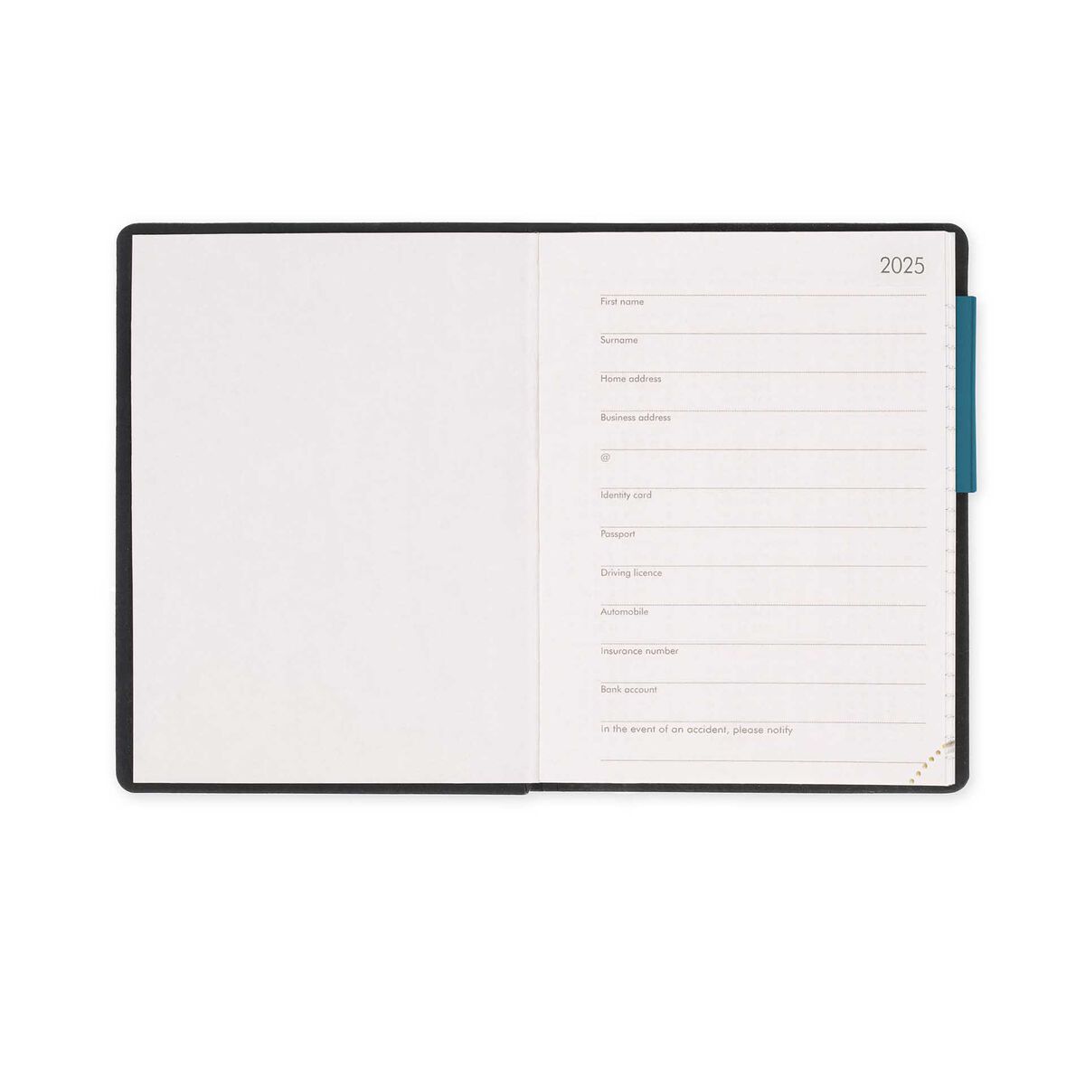 12-Month Weekly Diary - Mini - 2025 TEAL BLUE | Legami.com