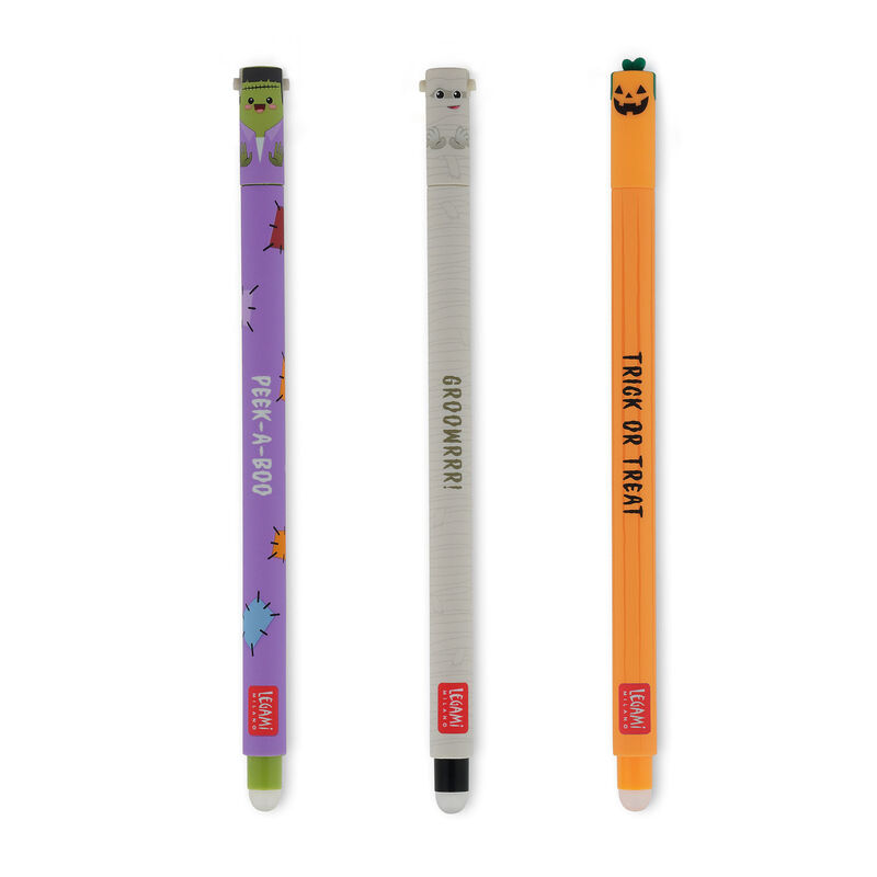 Set di 3 Penne Gel Cancellabili - Erasable Pen THE BOO CREW | Legami.com