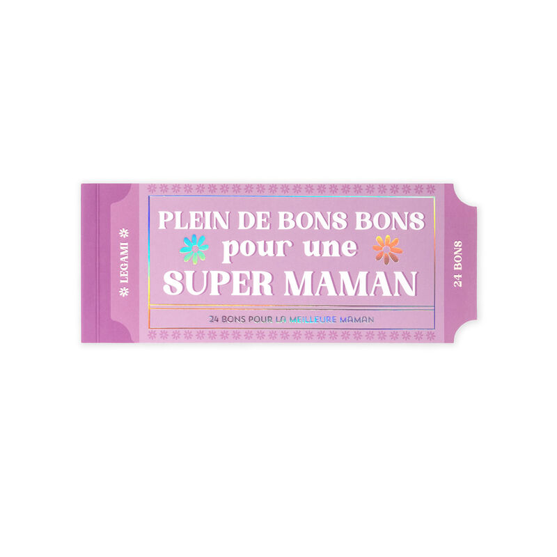 Book of 24 Vouchers for Mums - French MOM | Legami.com