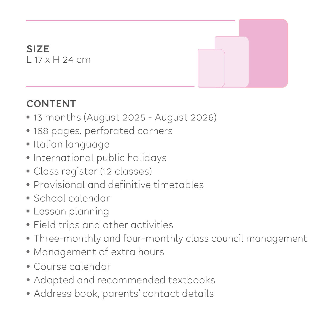 13-Month Weekly Teacher's Planner - 2025/2026 FUTURE DUSK | Legami.com