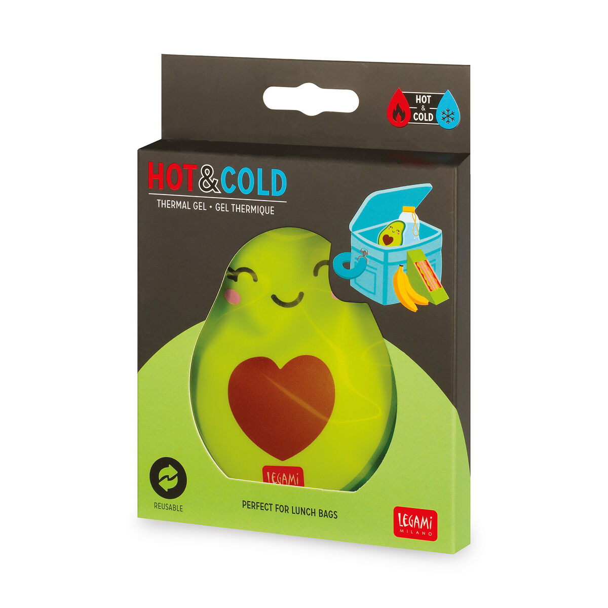 Gel Térmico para Alimentos - Hot&Cold AVOCADO | Legami.com