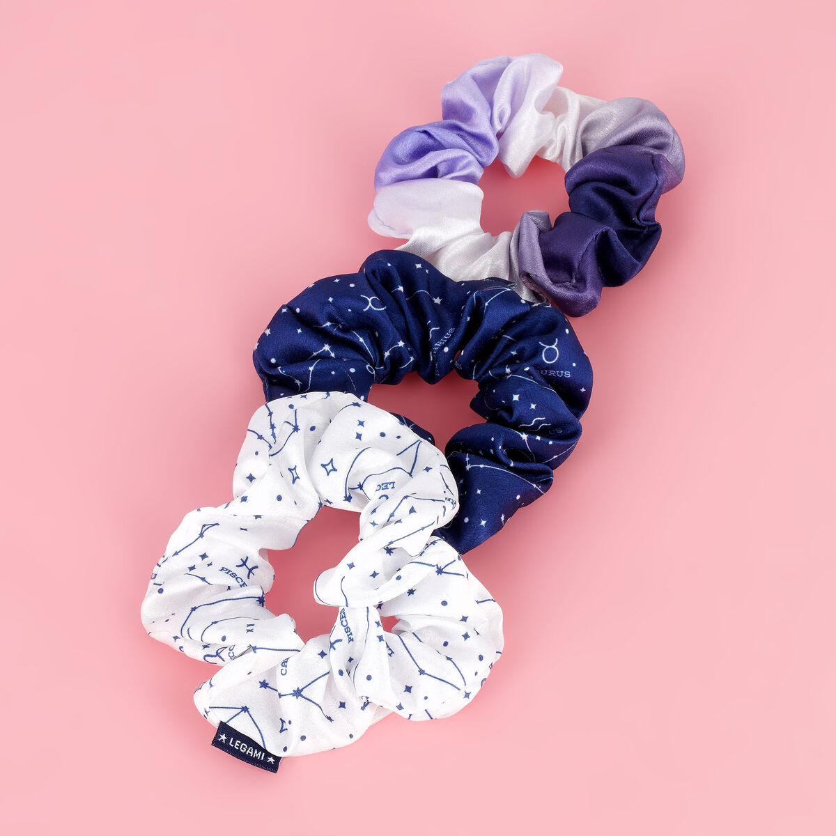 Set of 3 Hair Scrunchies STARS | Legami.com