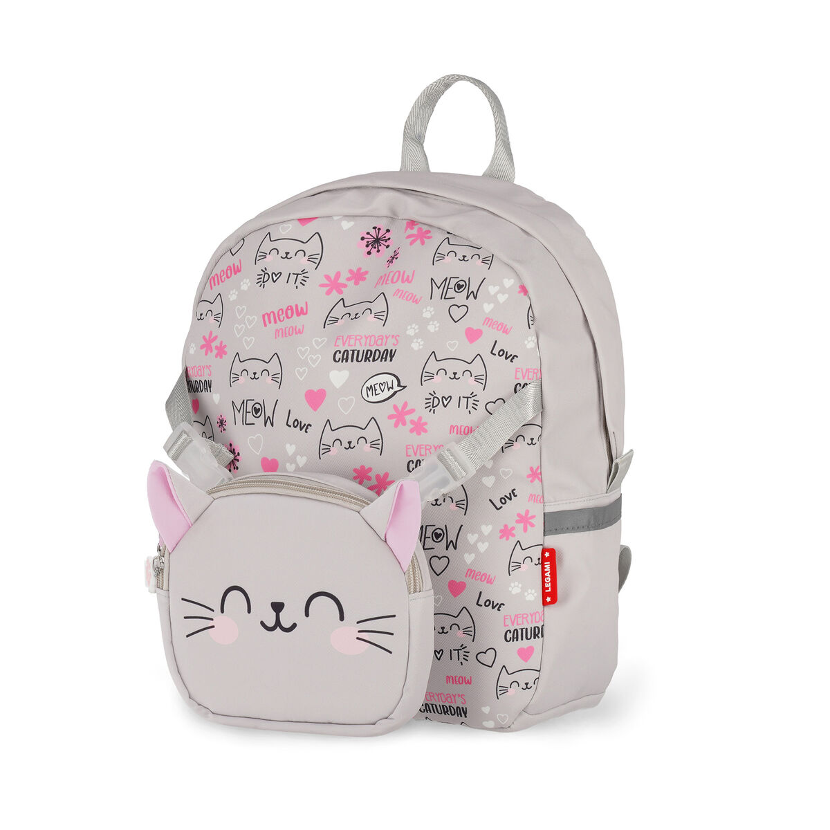 Backpack with Removable Pocket - So Cute! KITTY | Legami.com
