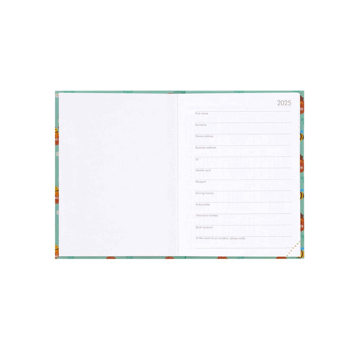 12-Month Weekly Diary - Mini - 2025 BEE | Legami.com