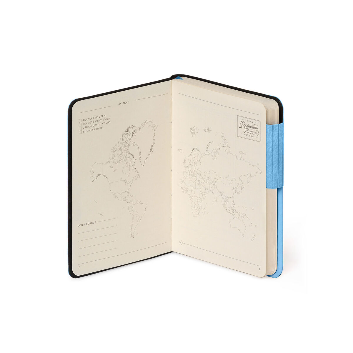 Taccuino Pagina Bianca - Small - My Notebook RETRO BLUE | Legami.com