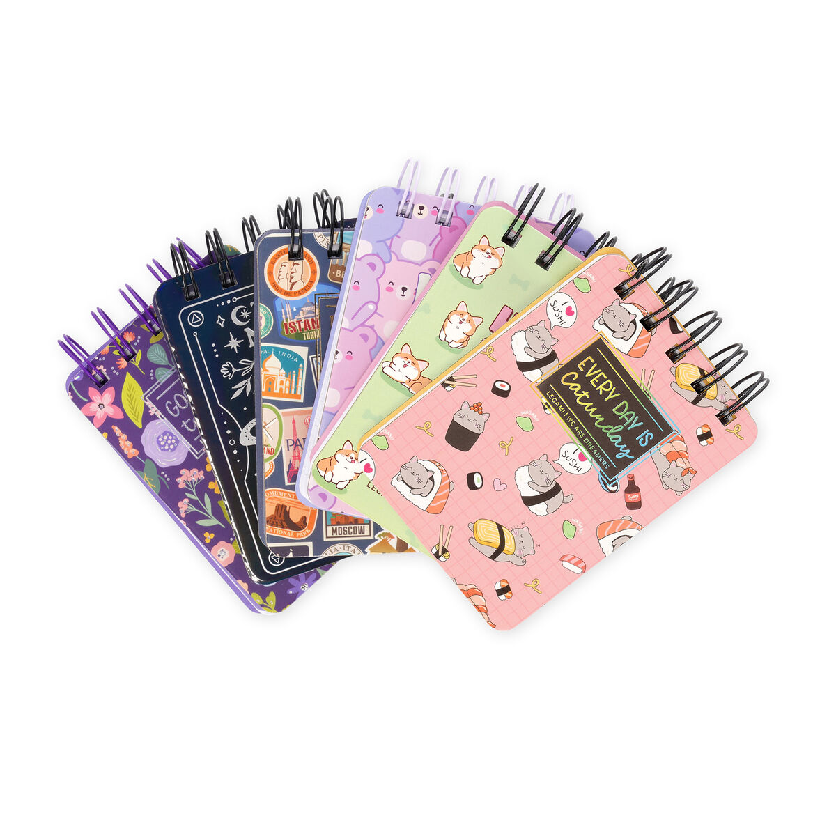 Lined Mini - Spiral Notepad FLOWER | Legami.com