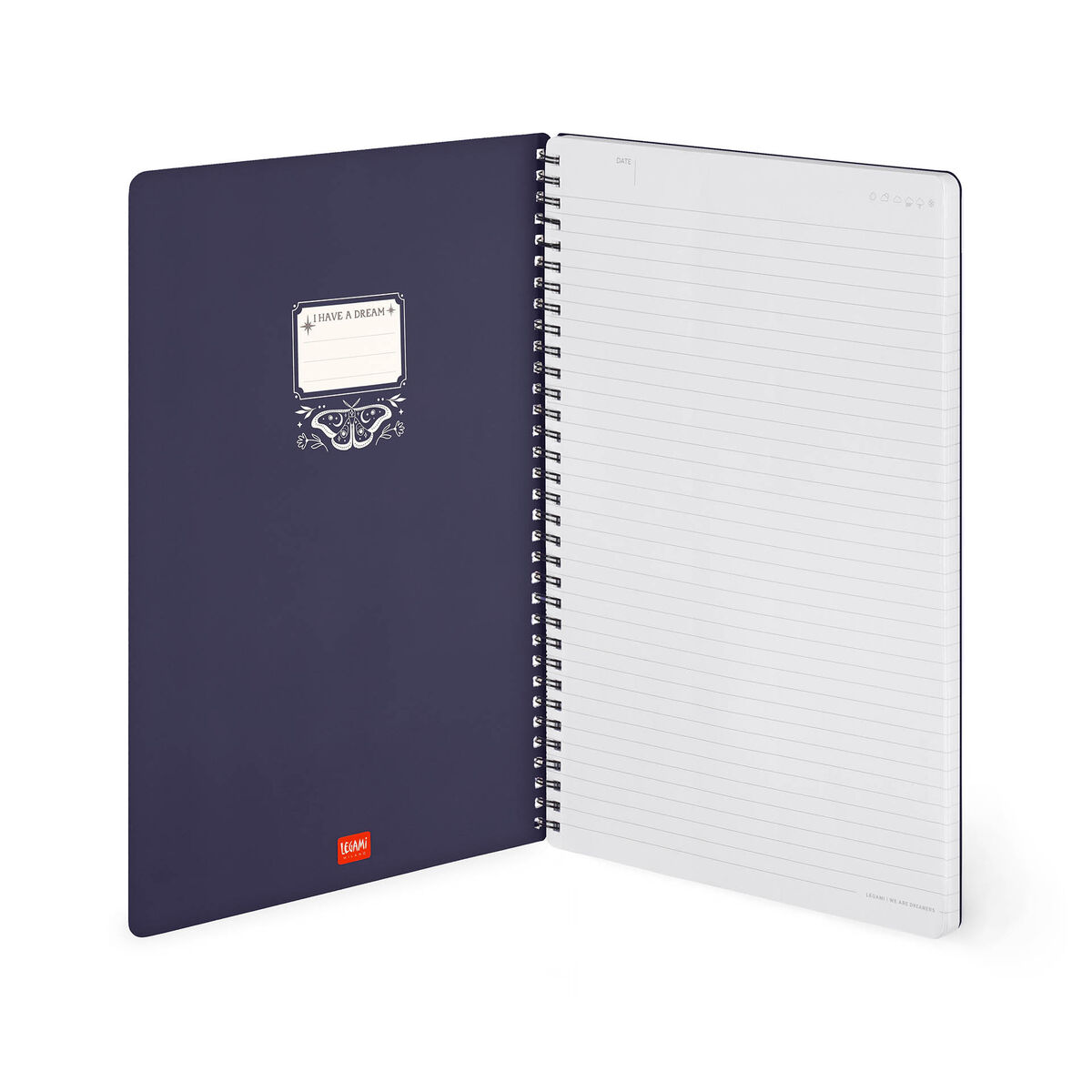 Lined Spiral Notebook - A4 Sheet - Maxi MOTH | Legami.com