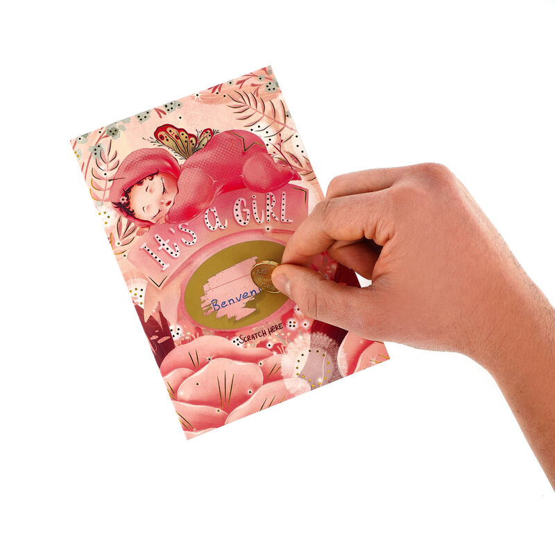 Scratch to Reveal Greeting Card - Baby Born | Legami.com